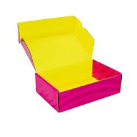China Custom Color Printing Corrugated Cardboard Shipping Box Recyclable for sale
