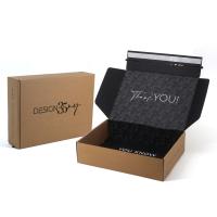 China Tear Strip Postal Custom Printed Cardboard Mailers for sale