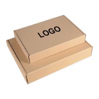 China Custom Logo Printing Packaging Box Kraft Paper Recycled Mailing Boxes for sale