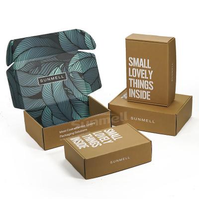 China Biodegradable Kraft Mailers Boxes OEM Custom Private Label for sale