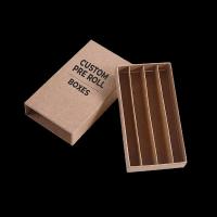 China OEM Custom Printing Pre Roll Display Boxes Kraft Paper material for sale