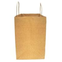 China Recyclable Kraft Paper Bag Kraft Lunch Bags With Twisted Handles for sale