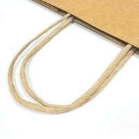 China Recyclable Kraft Paper Bag Kraft Lunch Bags With Twisted Handles for sale