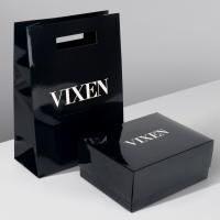 China Black Printing Kraft Paper Bag Flap Die Cut Handle Shopping Paper Bags for sale