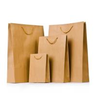 China Custom Printing Kraft Paper Bag Glossy Lamination Matt Lamination for sale
