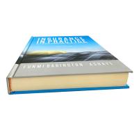 China A4 Embossed Title Hardcover Book Printing With Dust Jacket for sale