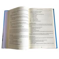 China A4 Embossed Title Hardcover Book Printing With Dust Jacket for sale