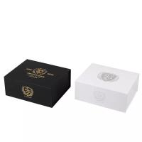 China Custom Logo Black Magnetic Paper Box Folding Gift Box For Shoes Clothing for sale