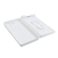 China Sugarcane Bagasse Paper Molded Pulp Packaging Trays For Electronic Products Phone Case for sale