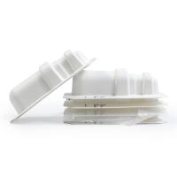 China Biodegradable Luxury Cosmetics Paper Molded Pulp Tray Packaging Box With Glue Lid for sale