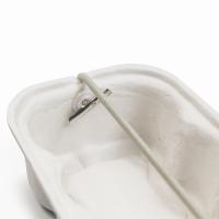 China Biodegradable Paper White Molded Pulp Tray With Elastic Rope For Electric Toothbrush for sale