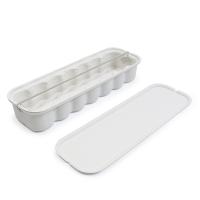 China Biodegradable Paper White Molded Pulp Tray With Elastic Rope For Electric Toothbrush for sale