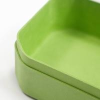 China Paper Biodegradable Green Molded Pulp Box With Lid Custom Design For Cosmetics for sale