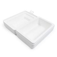 China Biodegradable Custom Molded Pulp Inserts Cosmetic Packaging Molded Pulp Tray Manufacturers for sale