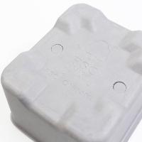 China FSC Biodegradable Pulp Containers Gray Products Custom Molded Pulp Packaging With Lid for sale