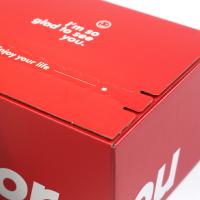 China Custom Easy Tear Strip Opening Seal Zipper Carton Box Corrugated Cardboard Boxes for sale
