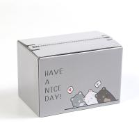 China FSC Certificated Custom Easy Tear Strip Box Corrugated Cardboard Tear Open Box for sale