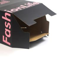 China Wholesale Zipper Carton Box Shipping Corrugated Cardboard Storage Carton Box With Tear Strip for sale