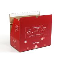China Custom Quick Seal Peel Off Box Self Seal Postal Kraft Zipper Carton Box Adhesive Tear Strips for sale