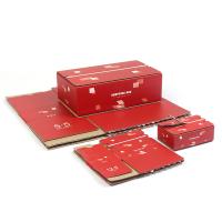 China Custom Quick Seal Peel Off Box Self Seal Postal Kraft Zipper Carton Box Adhesive Tear Strips for sale