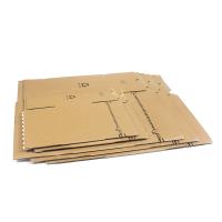 China Wholesale Recycled Corrugated Zipper Paper Cartons Box Custom Logo Packaging Printed Shipping Kraft Boxes for sale