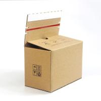 China Wholesale Recycled Corrugated Zipper Paper Cartons Box Custom Logo Packaging Printed Shipping Kraft Boxes for sale