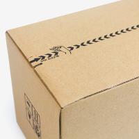 China Wholesale Recycled Corrugated Zipper Paper Cartons Box Custom Logo Packaging Printed Shipping Kraft Boxes for sale