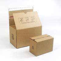 China Custom Corrugated Zipper Carton Box Easy Tear Cardboard Peel Off Box For Clothing for sale