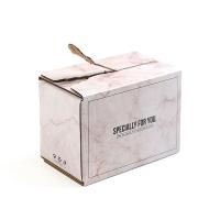 China FSC Free Design One-Step Service Zipper Carton Box Corrugated Peel Off Storage Boxes for sale