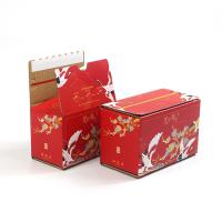 China Corrugated Tear Strip Box Custom Logo Zipper Tear Open Packaging Self Seal Paper Box for sale