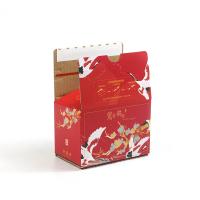 China Natural Brown Kraft Paper Zipper Tear Open Box Triple Wall Cardboard Zipper Carton Box for sale