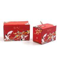 China Natural Brown Kraft Paper Zipper Tear Open Box Triple Wall Cardboard Zipper Carton Box for sale
