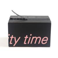 China Custom Print Logo Corrugated Paper Boxes Recycled Cardboard Zipper Tear Strip Box for sale