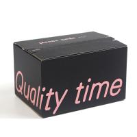China Custom Print Logo Corrugated Paper Boxes Recycled Cardboard Zipper Tear Strip Box for sale