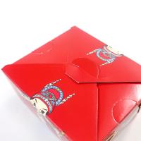 China Customized Logo Printing Disposable Take Away Kraft Paper Salad Box Fast Food Packaging Lunch Box for sale