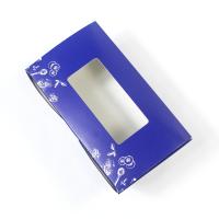 China Rectangle Salad Fruit Lunch Disposable Fast Food Packaging Kraft Paper With Matt Lamination for sale