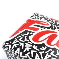 China Rectangle Salad Fruit Lunch Takeaway Disposable Fast Food Packaging Kraft Paper Corrugated for sale
