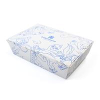 China Customizable Logo Takeaway Paper Lunch Box Disposable Environmental Protection Food Packaging Box for sale
