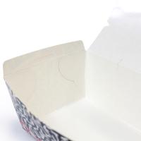 China Disposable Fast Food Burger Packaging Box Custom Printed Kraft Paper for sale