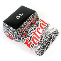 China Disposable Fast Food Burger Packaging Box Custom Printed Kraft Paper for sale