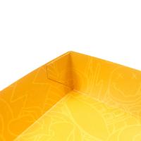 China CMYK or Panton Printing Kraft Paper Food Tray for Snacks and Cakes for sale
