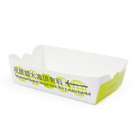 China Kraft Paper Corrugated Take-out Box for Baking Cakes Puff Waffle French Fries Ice Cream Snacks for sale