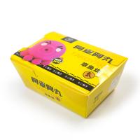 China Noodle Boxes Eco Friendly Food Container Pails With Handle Kraft Paper Corrugated for sale
