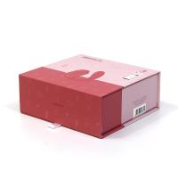 China Custom Printing Pink Adult Products Folding Magnetic Gift Box With Windows for sale
