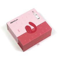 China Custom Printing Pink Adult Products Folding Magnetic Gift Box With Windows for sale