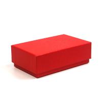 China Special Paper Embossing Logo Red Printing Shipping Lid And Base Gift Box With Eva Tray for sale