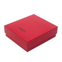 China Frosted Texture Special Paper Embossing Red Power Drill Lid And Base Gift Box With Eva Tray for sale