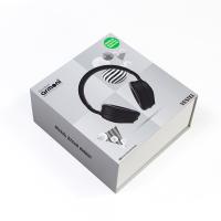China Luxury White Bluetooth Headphones Corrugated Board Magnetic Folding Gift Box for sale