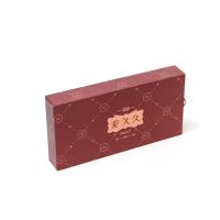 China CMYK or Panton Printing Color Corrugated Board Magnetic Drawer Box for Wine Red Wedding for sale