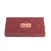 China CMYK or Panton Printing Color Corrugated Board Magnetic Drawer Box for Wine Red Wedding for sale